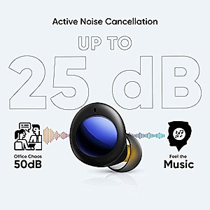 realme Buds Air 2 Neo Active Noise Cancelling Wireless Earbuds, Gaming Earbuds Bluetooth 5.2 with Microphone, Waterproof Headphones, Touch Control, 28H Playtime, USB-C, App for iPhone Android