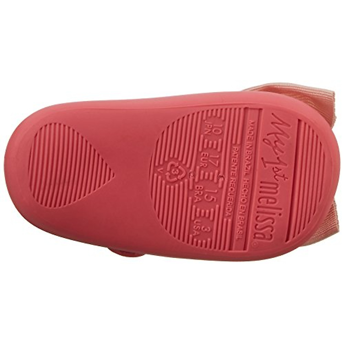 Mini Melissa My First Mini Melissa Flat (Infant), Pink, 3 M US Infant