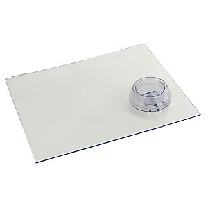 Lippert Replacement RV Screen Door Slider Panel with Push-Down Knob Opener, No Assembly, Easy Installation, Made from Durable Plastic - 239061, White