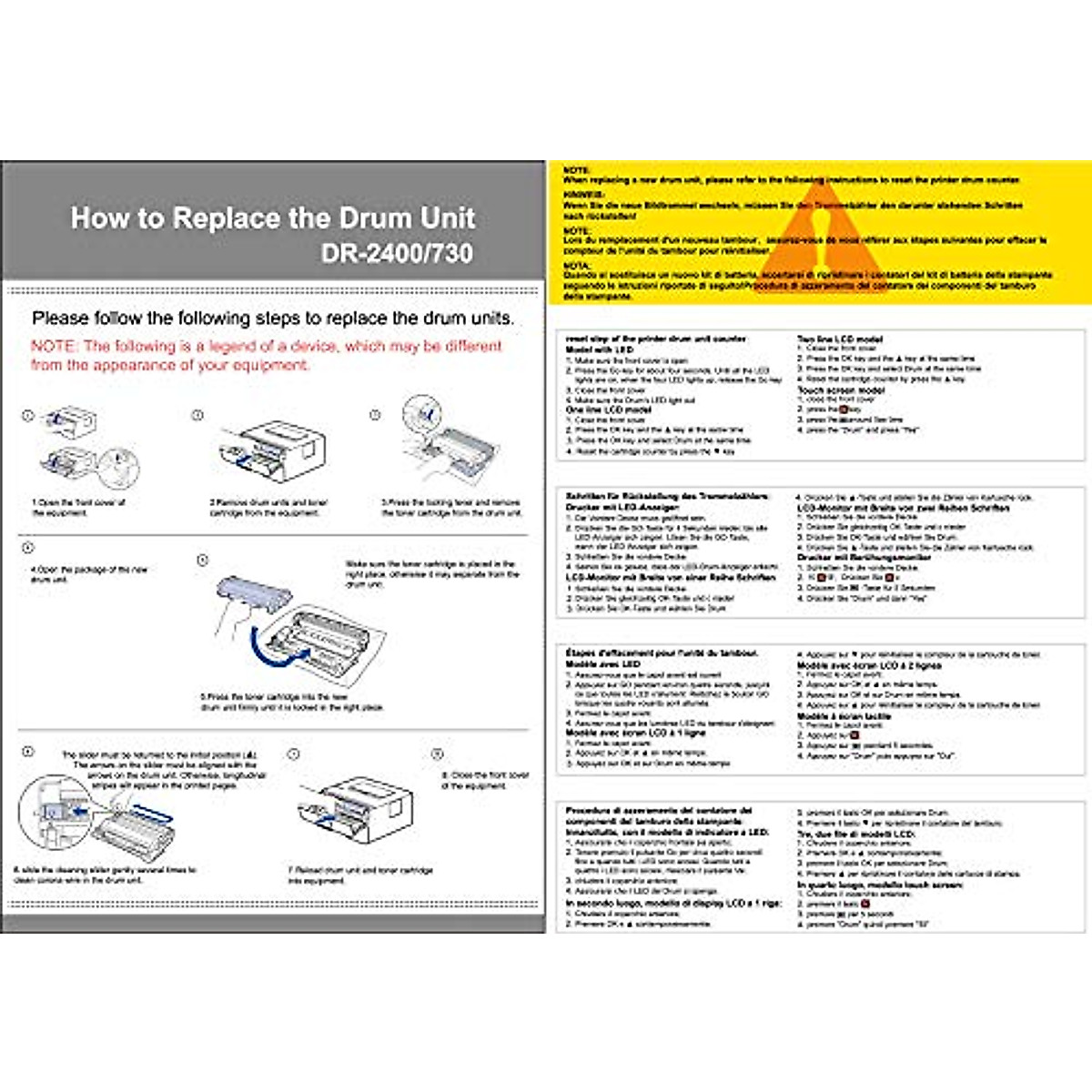 Linkcolor Compatible DR760 DR730 Drum Unit Replacement for Brother DR-730 DR-760 Drum Unit for Brother HL-L2370DW HL-L2350DW HL-L2390DW HL-L2395DW HL-L2370DWXL Printer, Black 1-Pack