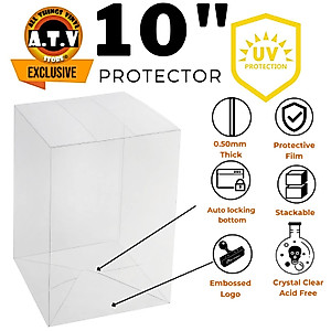 ATV Store Premium Quality Pop Protectors UV Filter 10" Medium x 2 in a Pack (Figure Not Included)