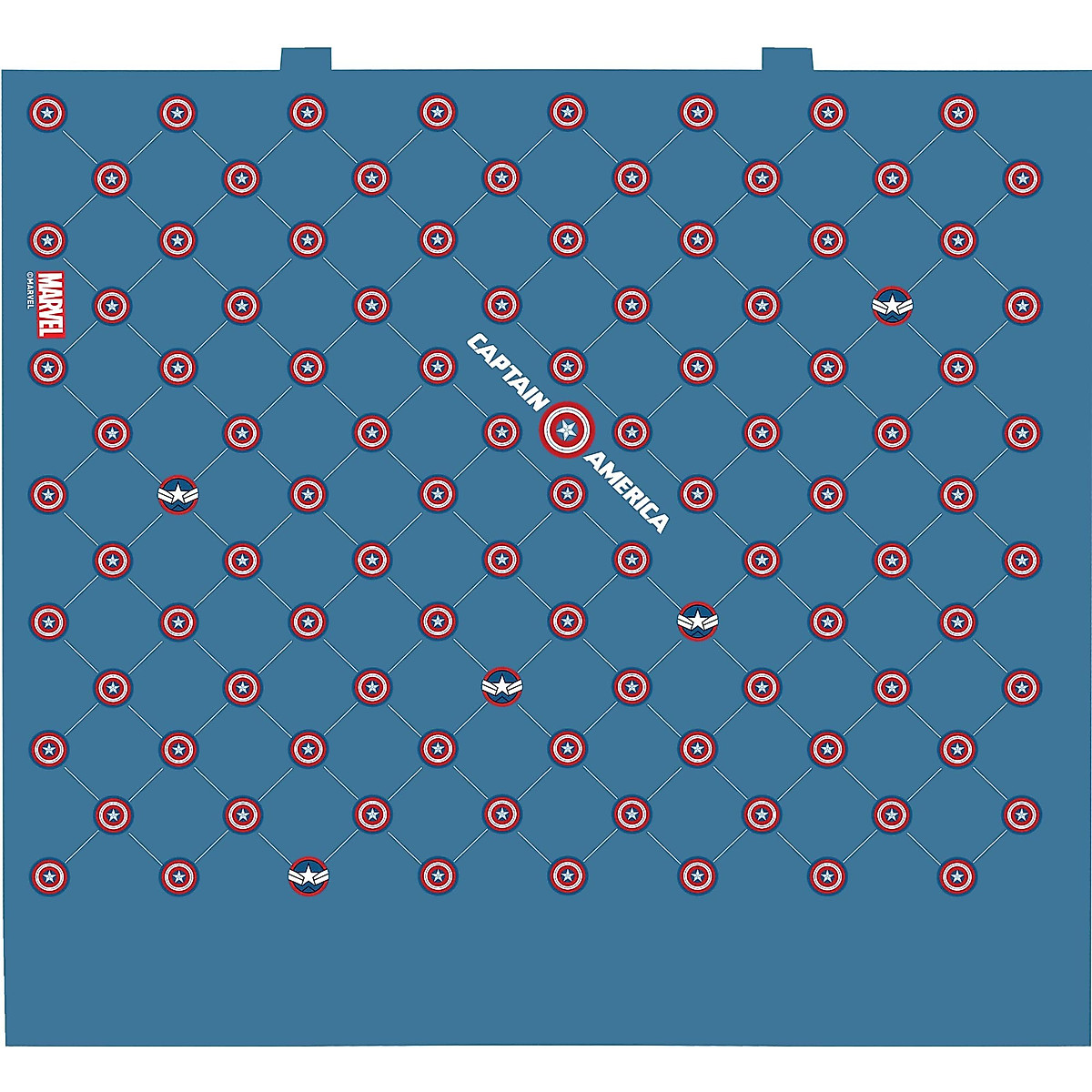 Tervis Venture Lite Marvel - Captain America Shield Grid Made in USA Double Walled Insulated Tumbler Travel Cup Keeps Drinks Cold & Hot, 24oz Water Bottle, Classic