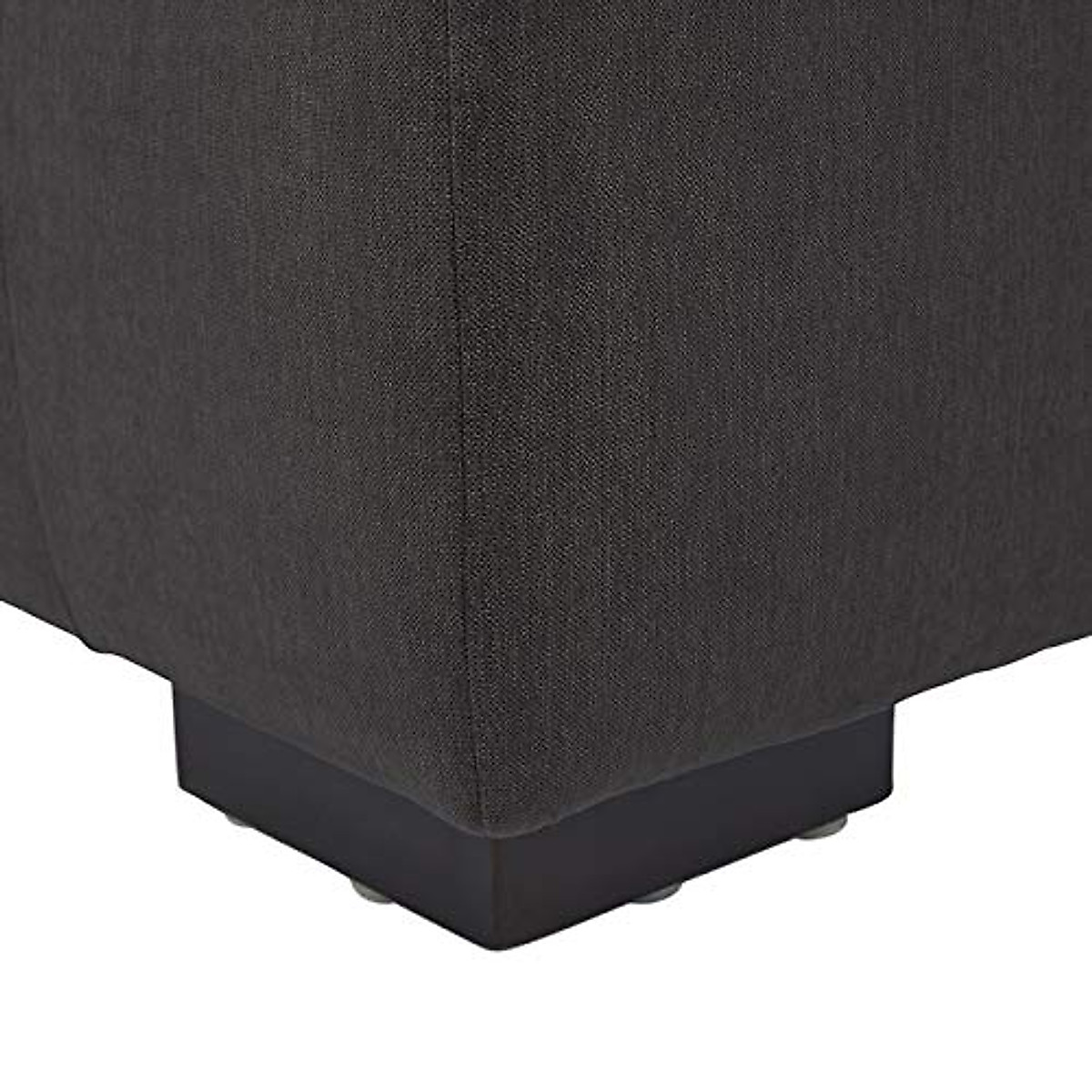 Amazon Brand - Stone & Beam Lauren Down-Filled Oversized Living Room Accent Armchair, 46"W Chair, Pepper