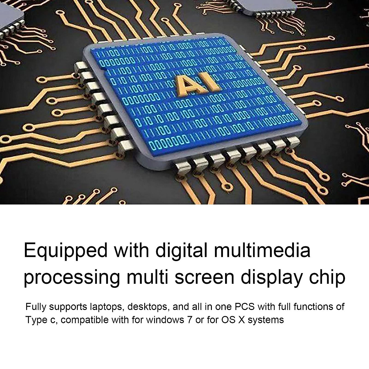 13.3 Inch Dual Extender Screen, 1920x1080 HD IPS Full View Dual Screen Display Dual Laptop Monitor Screen Laptop Screen Extender (X50 US Plug)