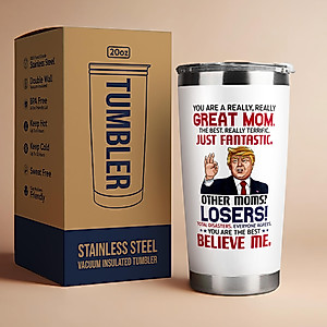 Gifts for Mom from Daughter Son - Mom Birthday Gifts, Birthday Gifts for Mom, Mother Birthday Gifts - Mothers Day Gifts, Mothers Day Gifts for Mom Wife - New Mom Gifts for Women - 20 Oz Mom Tumbler