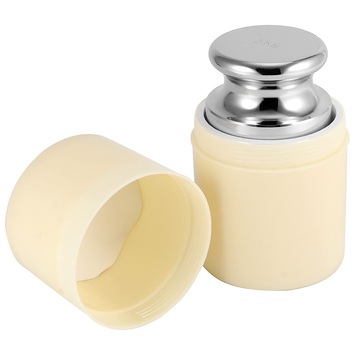 5kg Calibration Weight, Class M1 High Precision Grade 5000g Weigh Scales Calibration Weight, Precision Steel, Chrome Finish