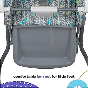 Cosco Kids Simple Fold Highchair for Baby, Simple Foldable High Chair, Convenient, Lightweight, and Compact Design, Comet