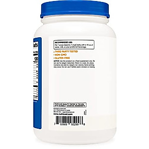 Nutricost Whey Protein Concentrate (Unflavored) 2LBS - Gluten Free & Non-GMO