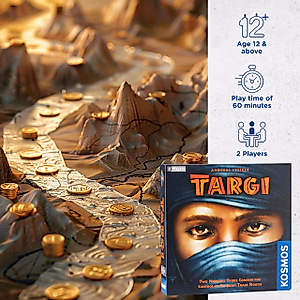 Thames & Kosmos | Targi | Two Player Game | Strategy Board Game | Golden Geek Award Nominee | Kennerspiel Des Jahres Award Finalist