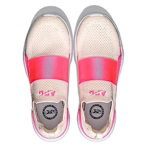 Athletic Propulsion Labs Women's Techloom Bliss Shoe, Creme/Fusion Pink/White, 8