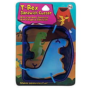 Bright Concepts T-Rex Dinosaur Sandwich Cutter, Plastic Cutting Tool For Sandwiches, Fun Sandwich Cutter For Kids Sandwiches, Easy To Use Sandwich Cutter