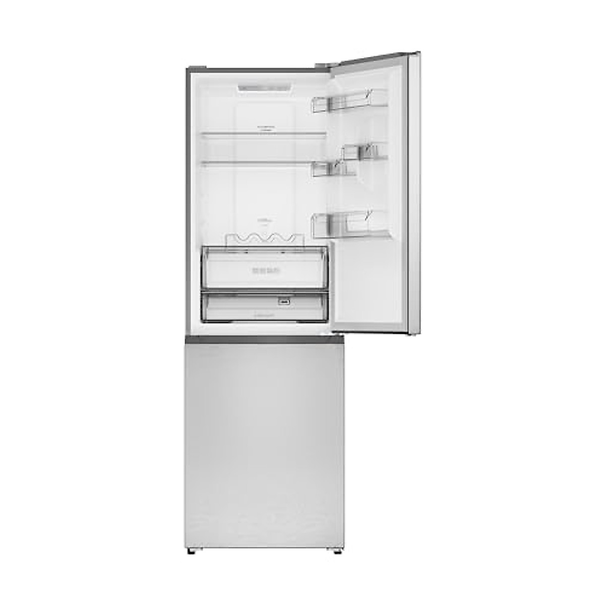 SHARP SJB1255GS Refrigerator with Bottom-Freezer, Counter-Depth, 24 Inch, 11.5 Cubic Foot, Stainless Steel