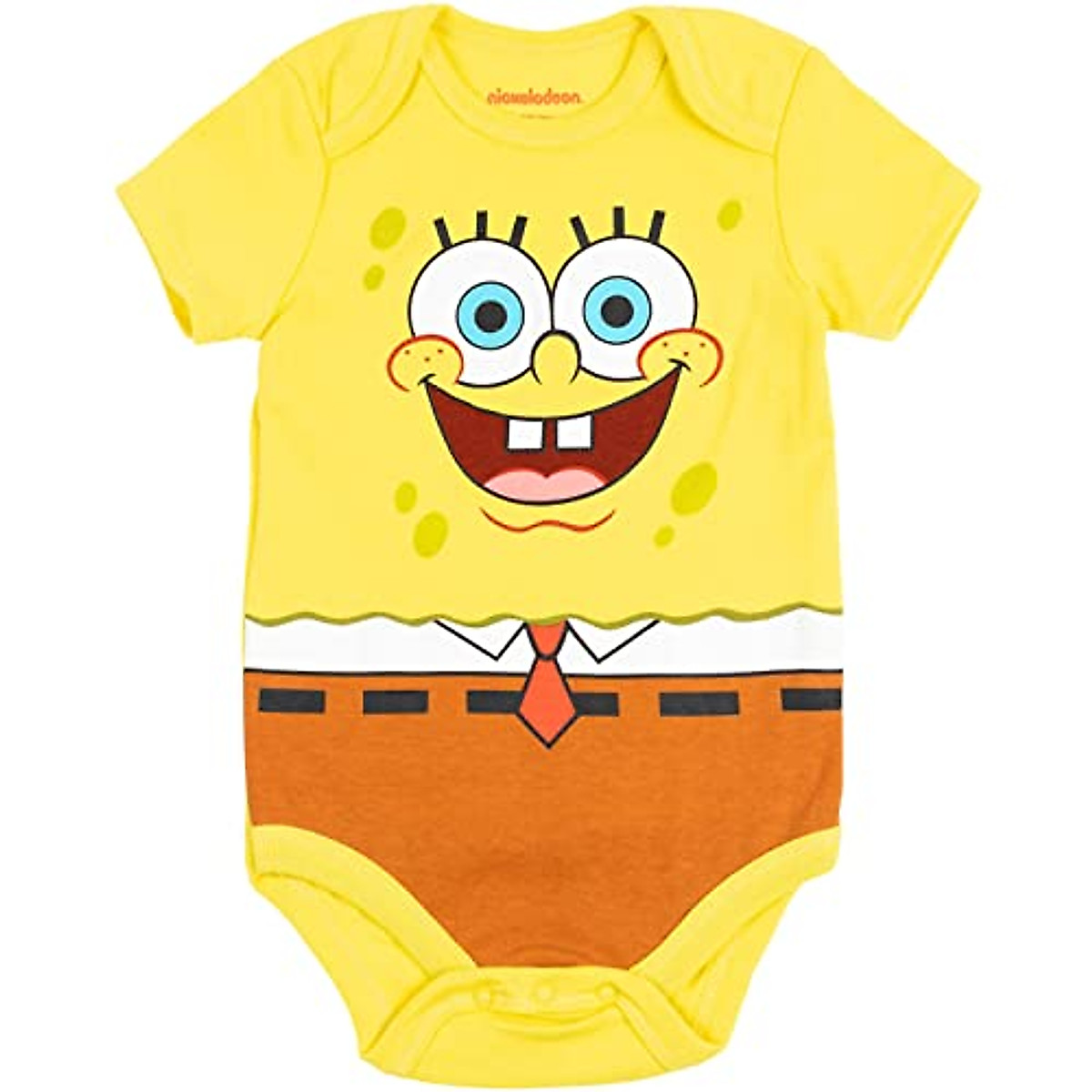 SpongeBob SquarePants Squidward Plankton Patrick Baby Boys 5 Pack Bodysuit 3-6 Months