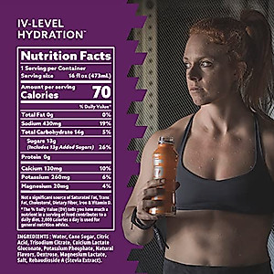 HOIST Premium Military Hydration Electrolyte Drink, Powerful IV-Level Hydration, Clinically Proven Performance Drink, Peach Mango, 16 Fl Oz (Pack of 12)