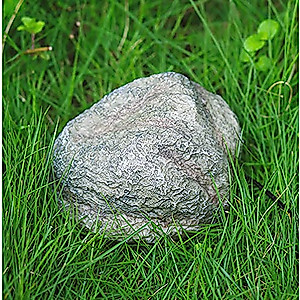 Solar Garden Lights Outdoor Simulation Stone lamp Waterproof Landscape Night Lights for Lawn/Patio/Path Four Stones