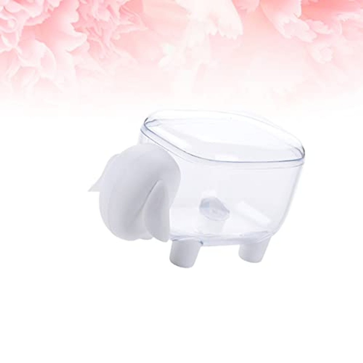 Apothecary Party with Holder, Clamp Containers Canister Accessories Jewelry Jar Clear Makeup Sheep Organizer Toothpicks Container Sheep- Cosmetics Sundries Countertop