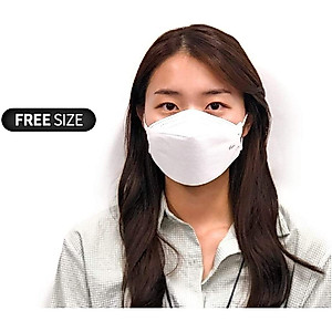 KN FLAX - Face Protective Mask (White) [Made in Korea] [10 Individually Packaged] 4-Layers Premium KF94 Certified Safety Mask for Adult [English Packing]