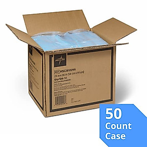 Medline Light Absorbency Disposable Underpads, Quilted Fluff Core, 23" x 36'', 50 Count