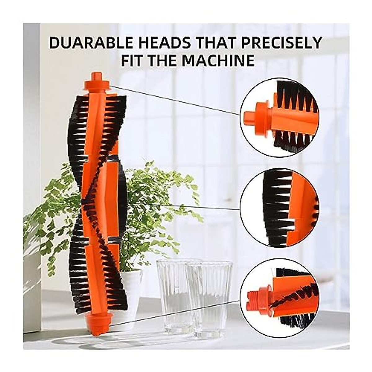 AGribo Vacuum Cleaner Parts,Compatible for Mi Robot Vacuum Mop 2S / Mop P/Mop Pro / XMSTJQR2S / STYTJ02YM Replacement Parts Main Side Brush,Hepa Filter, Mop (Color : Set J)