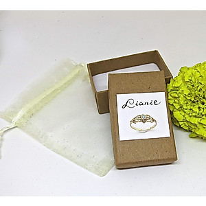 Black stone gold ring, Onyx gold ring, 14k gold plating stone ring band, Stacking stone ring, Small stone gold ring (onyx, 6)