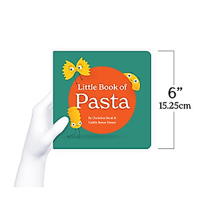 Little Books Culinary Collection Future Foodie 3 Board Book Box Set Pasta Cookies Cheese Phonics and Rhymes Baby Shower Gift 0-12 Months Toddler Book Ages 1-4 Years