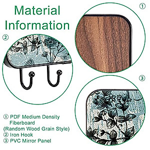 Dragonfly Insect Adhesive Hooks Towel Hooks, Wall Hooks Stick on Bathroom/Kitchen/Bedroom