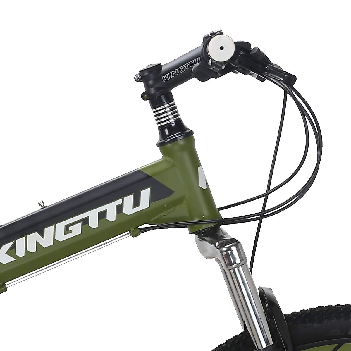 LZBIKE Bike G6-26 26 inch Bike Mountain Bike 26" 21 Speed Shift Left 3 Right 7 Cycle Folding Mountain Bike Frame Shock Absorption Mountain Bike (Army Green G6 SPO)