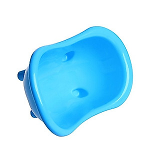UEETEK Pet Bathtub Bathroom,Small Animal Mice Bathtub Bath Basin for Rat Hamster (Blue)