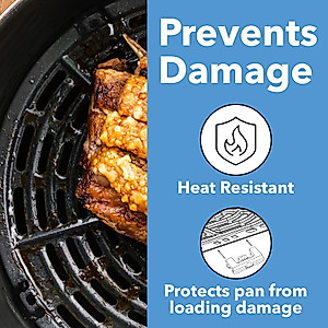 Impresa - Silicone Air Fryer Rubber Bumpers - 8 Pack - Protective Feet for Vortex, Cosori, and Other Compatible Brands - Prevents Tray and Basket Damage - Replacement Parts