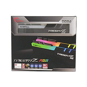 G.SKILL Trident Z RGB Series (Intel XMP) DDR4 RAM 64GB (2x32GB) 3200MT/s CL16-18-18-38 1.35V Desktop Computer Memory UDIMM (F4-3200C16D-64GTZR)