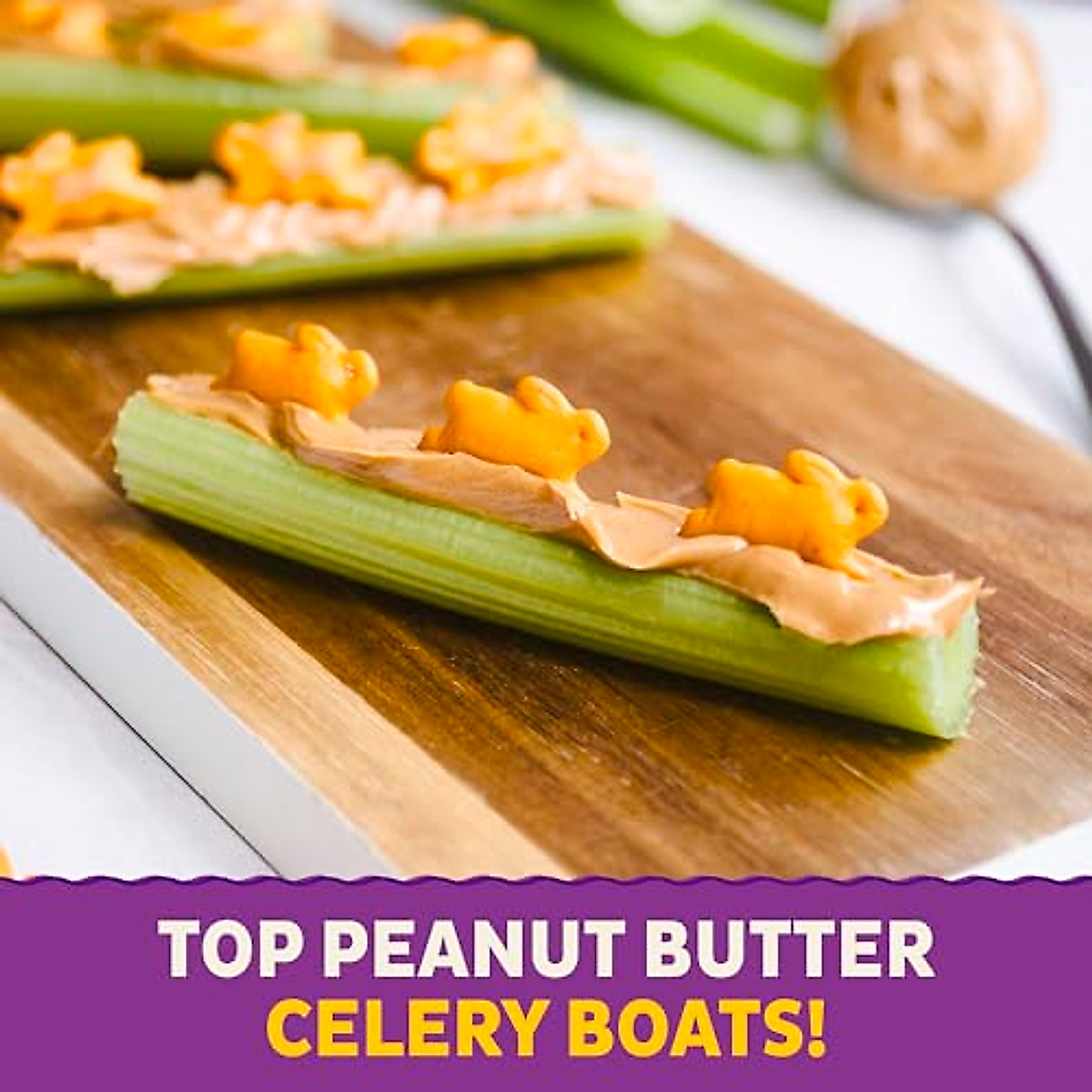 Annie's Organic Baked Snack Crackers, Single Serve, Cheddar Bunnies, 0.75 Oz (Pack of 100)