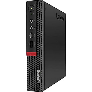 Lenovo ThinkCentre M720q Tiny Desktop Intel i7-9700T up to 4.30GHz 32GB DDR4 New 1TB NVMe SSD Built-in AX210 Wi-Fi 6E BT Dual Monitor Support Wireless Keyboard and Mouse Win11 Pro (Renewed)