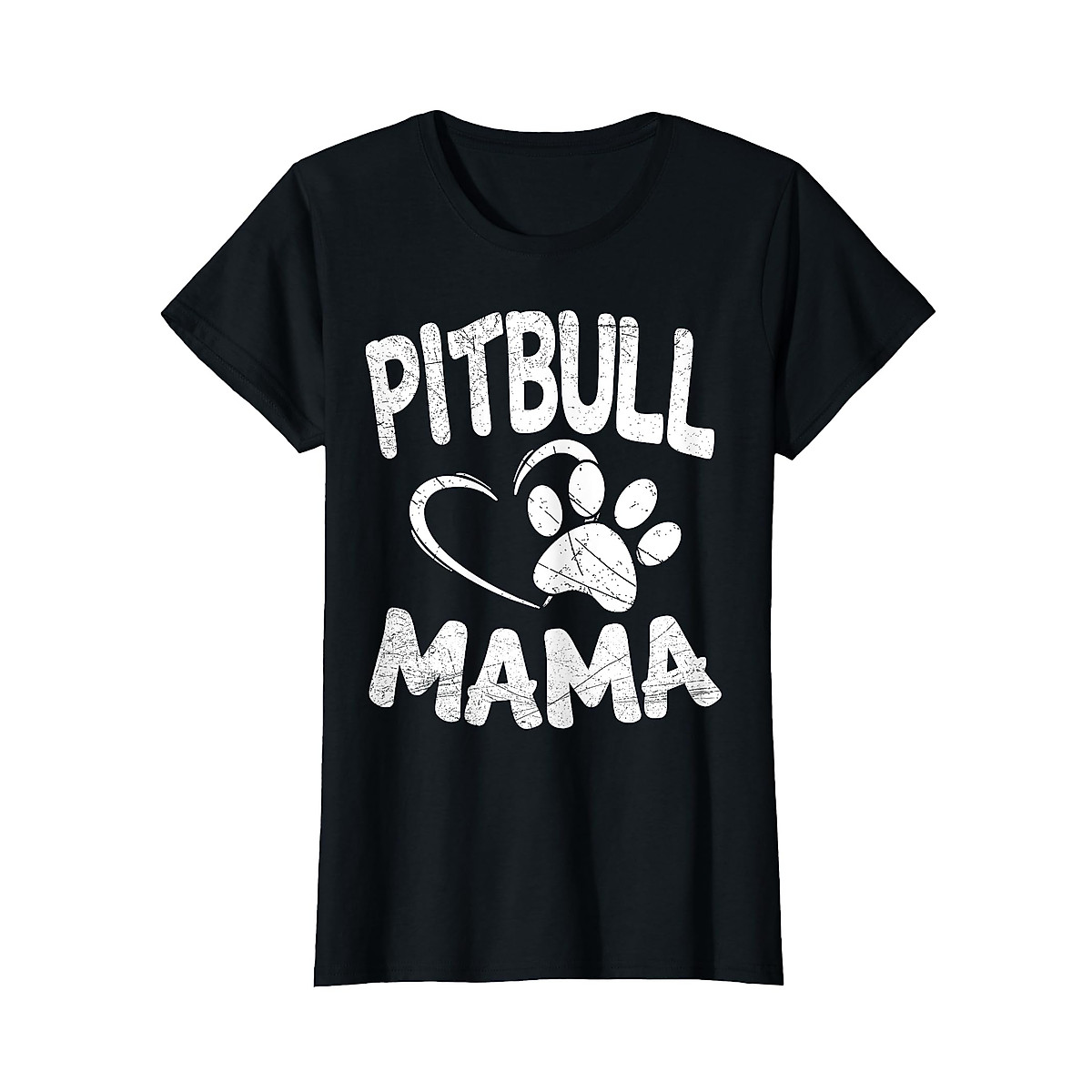 Pitbull Mama T-Shirt Pit bull Lover Dog Gift Terrier Mom Tee T-Shirt
