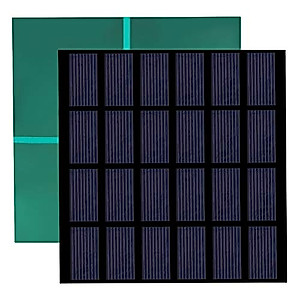 1.5W 6V Mini Polysilicon Solar Panel Module DIY Waterproof Solar Battery Charger for Outdoor
