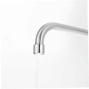 Generic Rocking Faucet Sink Faucet Kitchen Semi-Automatic Faucet Wall Mount Bathtub Faucet Single Hole Faucet Kitchen Metal Kitchen Water Faucet Bathtub Faucets Spigot Alloy to Rotate