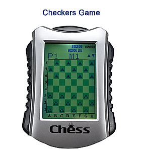 Lyght Handheld Electronic Chess Game, 20 Levels, 100 Built-in Chess Records, Built-in Connect Four and Checker Game,