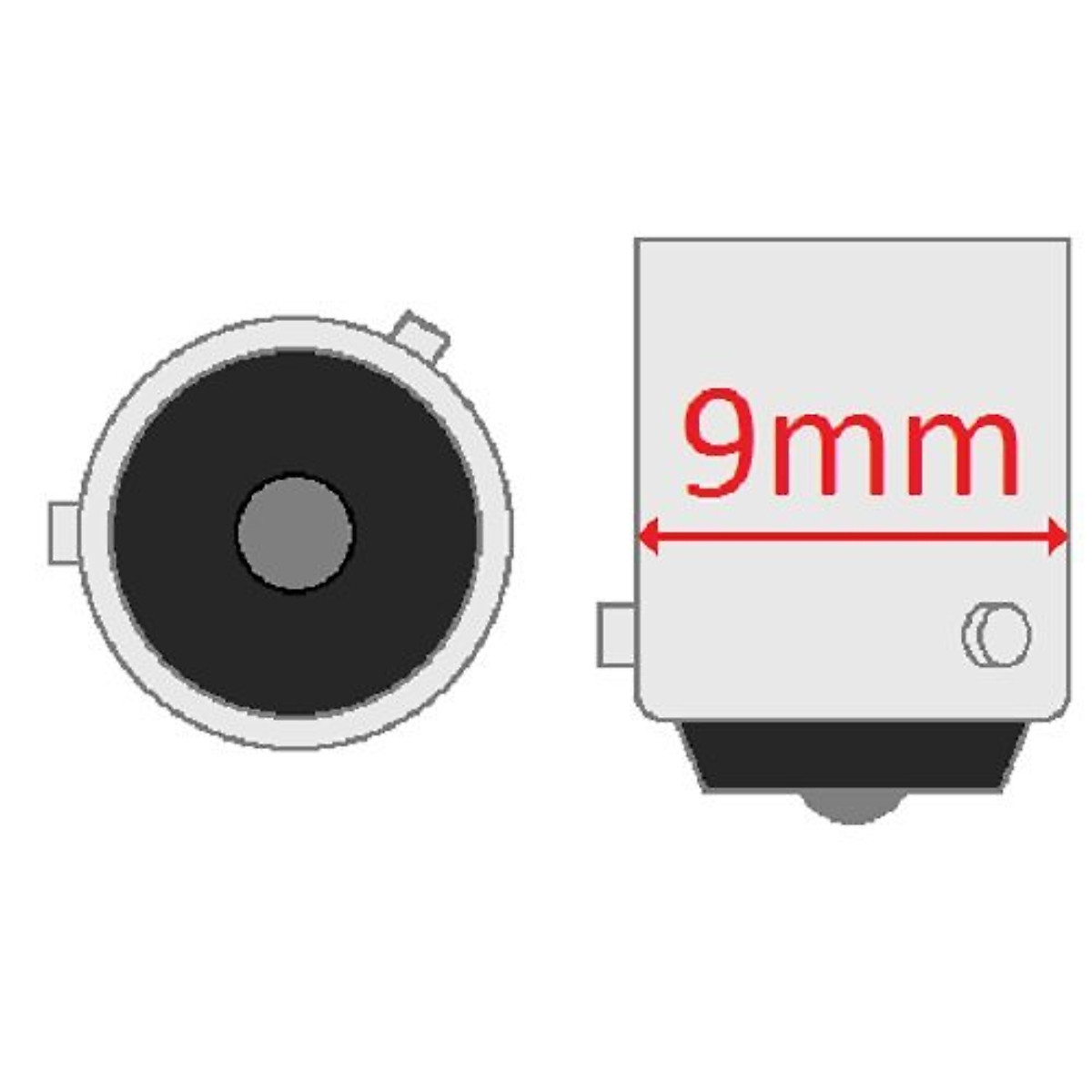 2-Pack 64136LL H21W Halogen Long Life Bulb, 21 Watt, BAY9s Base, Vosla 38192 LLT, MADE IN GERMANY