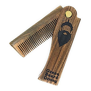 Tree-mendous Sandalwood Folding Comb - Durable Pocket Combs that Plant Trees by Green Beard Grmng