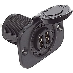 Blue Sea Systems 1016 Dual USB Charger Socket Two USB Ports with