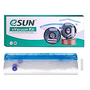 eSUN 3D Printing Filament Vacuum Storage Bag, Spool Storage Sealing Bags Dust Proof Humidity Resistant for Keeping Filament Dry, 5 Vaccum Bags Only