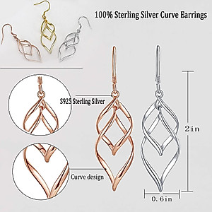 18K Gold Plated Earrings For Women Hypoallergenic Gold Earrings Gold Statement Earrings for Women Trendy Fashion Gold Jewelry Gifts Above 12 Years Old（Gold）