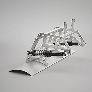 RXZIXYL RC Car Blade Snow Plow Metal Snow Shovel for 1/10 RC Crawler TRX4 TRX6 Axial SCX10 90046 03007 RGT 86100