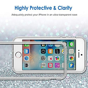 JETech Case for iPhone SE 2016 (Not for 2020), iPhone 5s and iPhone 5, Non-Yellowing Shockproof Phone Bumper Cover, Anti-Scratch Clear Back (Clear)