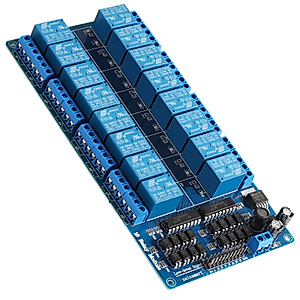 SainSmart 16-Channel 12V Relay Module Board for Arduino DSP AVR PIC ARM