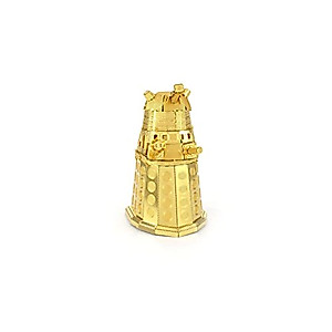 Metal Earth Doctor Who Dalek Gold 3D Metal Model Kit Fascinations
