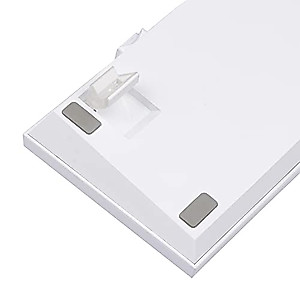 EPOMAKER Feker Alice Layout Gasket 68-Key Hot Swappable Bluetooth/2.4Ghz/ Type-C Wired/Wireless Gaming Keyboard, with 8000mAh Battery, NKRO, RGB Backlight, Dye-sub PBT Keycaps, for Win/Mac(White)