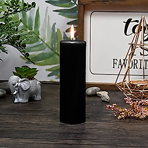 Zest Candle Pillar Candle, 2 by 6-Inch, Black