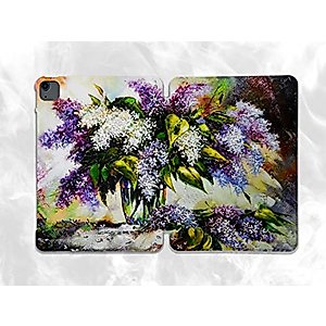 Kawaii Painted Flowers Bouquet case Compatible with iPad Mini Air Pro 7.9 8.3 9.7 10.2 10.9 11 12.9 inch Pattern Cover New 2022 2021 Trifold Stand 3 4 5 6 7 8 9 Generation 347 (7.9" Mini 4/5)
