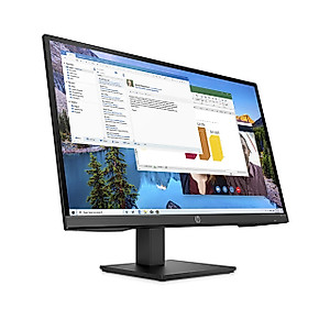 HP M27ha Full HD Monitor (1920 x 1080p) IPS Panel Built-in Audio VESA Compatible 27-inch Monitor Designed for Comfortable Viewing with Height and Pivot Adjustment - (22H94AA#ABA) (Renewed)