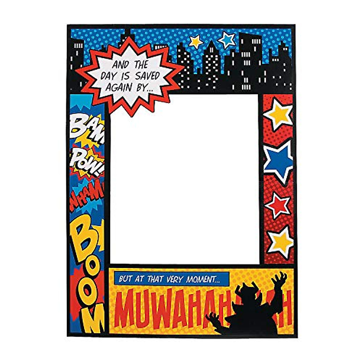 Superhero Comic Book Photo Prop (Almost 3 feet Tall) Cutout and Party Decor